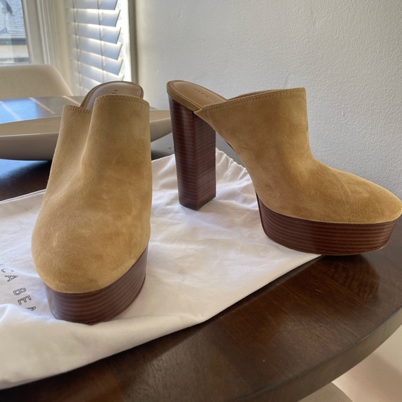 Veronica Beard | Shoes | Veronica Beard High Heeled Mules | Poshmark